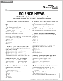Learn More | Scholastic Science World Magazine